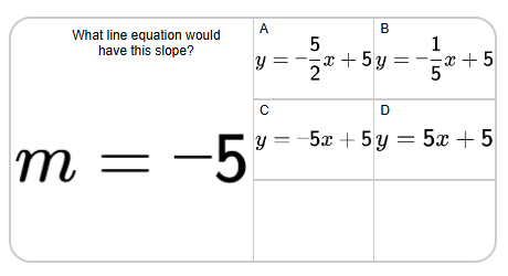 Slope - Find Equivalent - Fraction Slope to Slope Y Intercept Form ...
