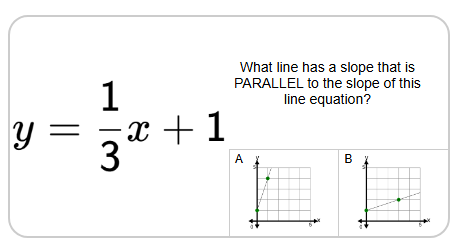 Slope - Find Parallel - Slope Y Intercept Form to Graph (Level 1 ...