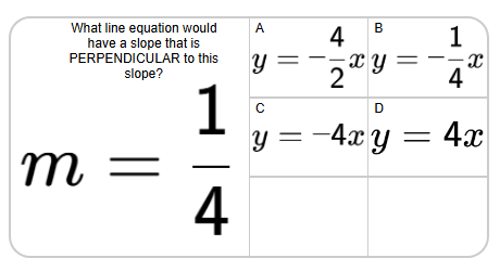 Slope - Find Perpendicular - Fraction Slope to Slope Zero Intercept ...
