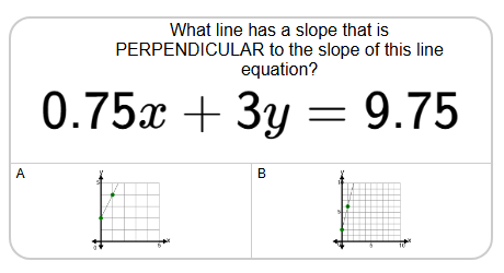 Slope - Find Perpendicular - Standard Form to Graph (Level 1) - Mobius ...