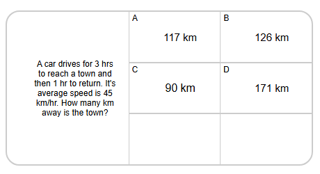 Speed - Speed and Time to Distance - Return Trip (Level 2) - Mobius ...