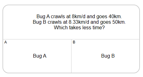 Speed | Which is Less Time - Same Units (Level 2) | Grade 6 Math ...