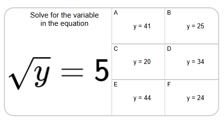 Square and Square Root Equation Solving (Level 1) - Mobius Math Academy