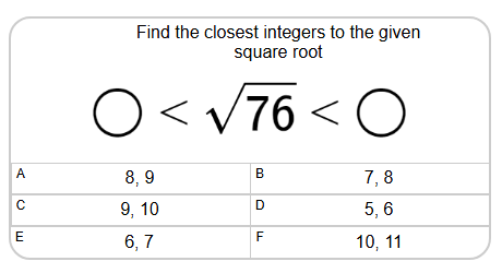 Square Roots Approximating Between Integers (Level 2) - Mobius Math Academy