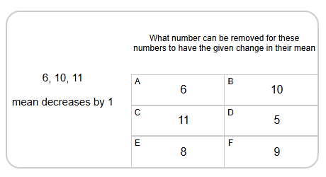 Statistics - Mean Change with Value Removed (Level 1) - Mobius Math Academy