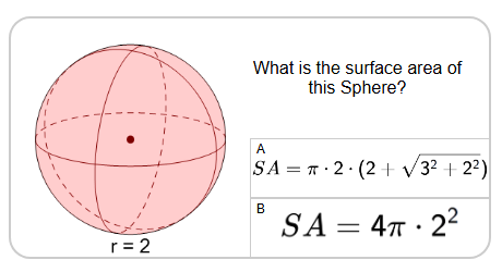 Surface Area - Sphere - Image to Pi Value | Level 1 | Grades 11-12 Math ...