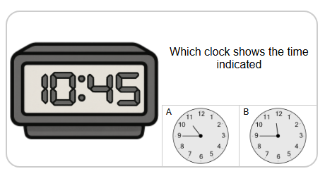 Time - Telling - Digital to Clock - Quarter Hours (Level 1) - Mobius ...