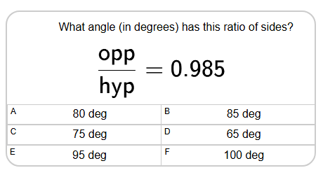Trigonometry | Calculating Angles from Ratio Decimals and Trig ...