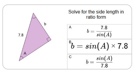 Trigonometry - Side Length Ratios from Diagrams (Level 1) - Mobius Math ...