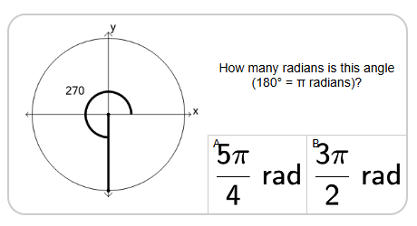 Trigonometry (Unit Circle) - Labeling Angles Degrees to Radians (45s ...