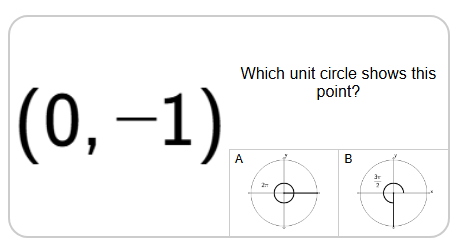 Trigonometry, Unit Circle Coordinates to Picture (Radians) (45s ...