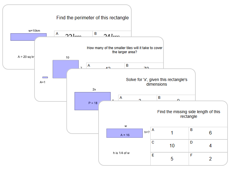 Area and Perimeter Logic - Intro - Mobius Math Academy