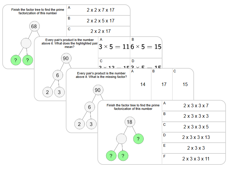 Factoring and Primes - Advanced | Factors/Primes | Grades 7-8 Math Unit ...
