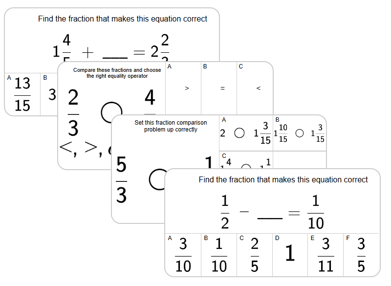 Fraction Addition and Subtraction, Mixed - Advanced - Mobius Math Academy
