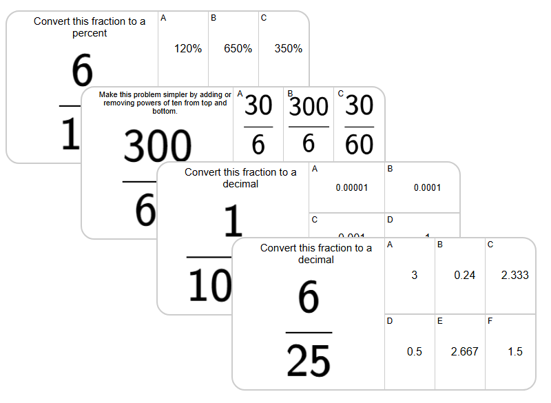 Fractions, Decimals, and Percents - Mobius Math Academy