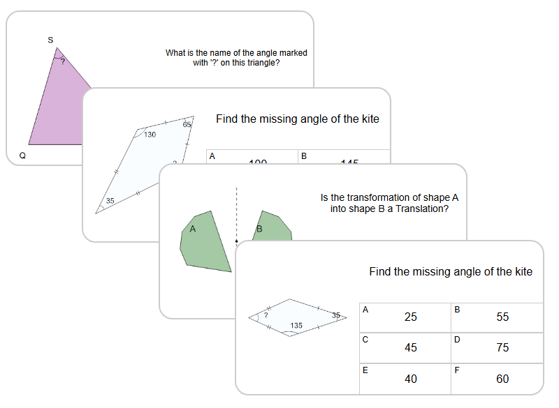 Geometry - Angles and Transformations - Practice - Mobius Math Academy