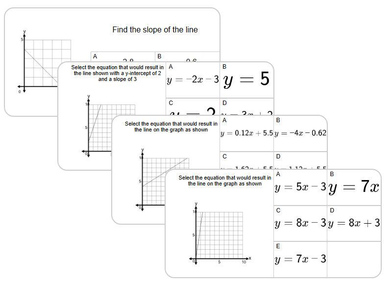 Line Equations and Graphing - Practice | Slope/Linear Equations ...