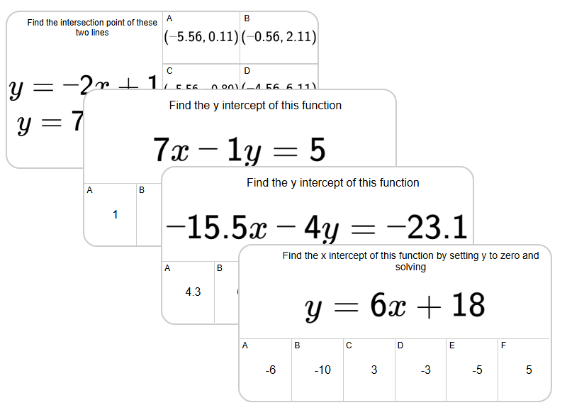 Linear Equation Intersections Intro Mobius Math Academy