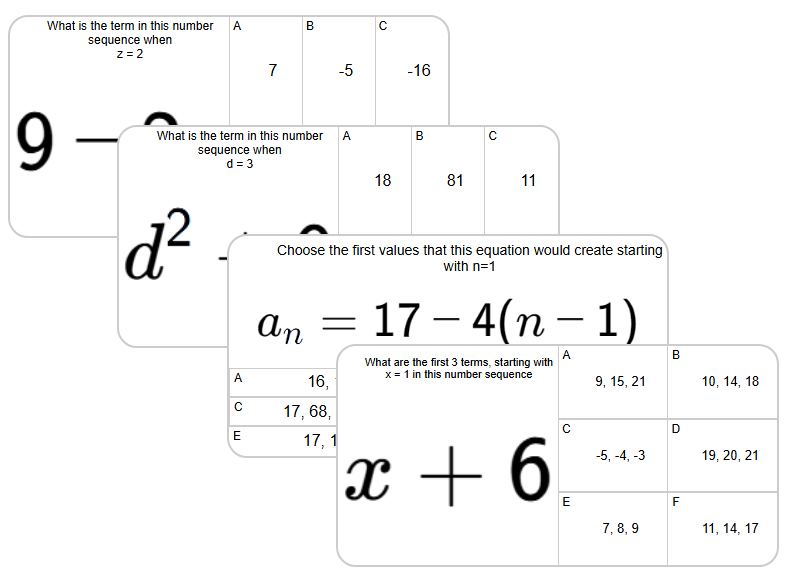 Patterning and Algebra - Intro | Patterning | Grades 8-9 Math Unit ...