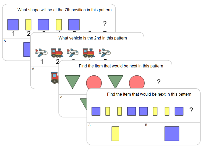 Patterning - Visual Patterns Basics | Visual Patterning | Grades 1-2 ...