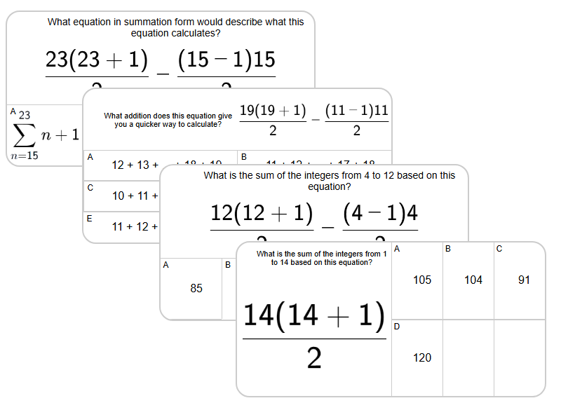 Patterns and Sums - Advanced | Patterning | Grades 11-12 Math Unit ...