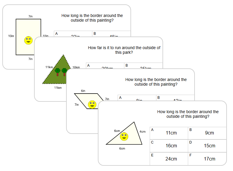 Perimeter Practice | Geometry 2D | Grades 5-6 Math Unit Exercises ...