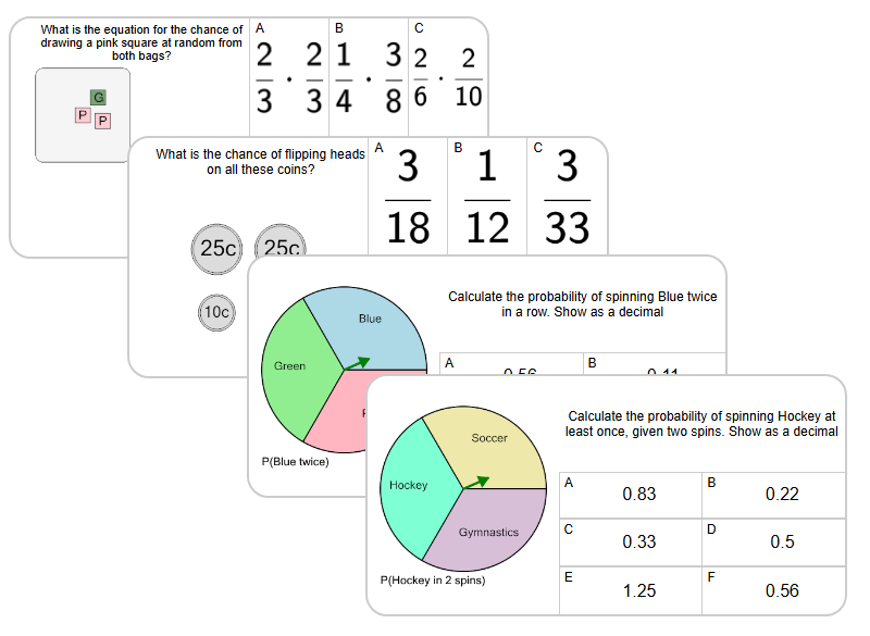 Probability and Counting - Multiple Events - Practice | Probability ...