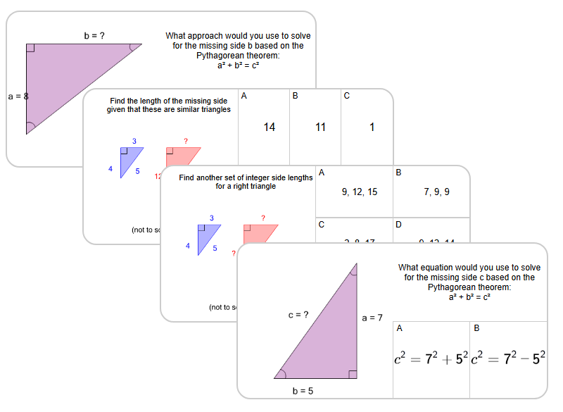 Pythagoras - Intro | Pythagoras | Grades 8-9 Math Unit Mastery - Mobius ...