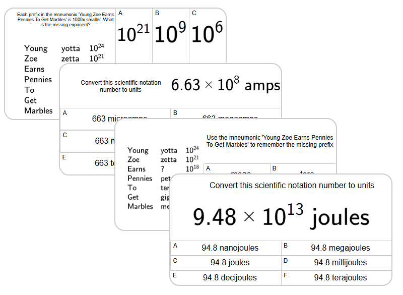 Scientific Notation Units - Advanced - Mobius Math Academy