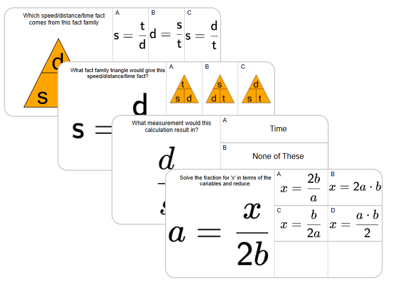 Speed, Distance, and Time - Practice | Speed/Distance/Time | Grades 7-8 ...