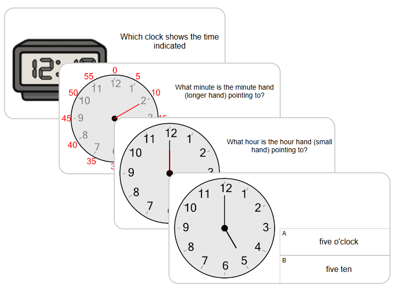 Time - Telling - Intro | Time | Grades 2-4 Math Unit Exercises - Mobius ...