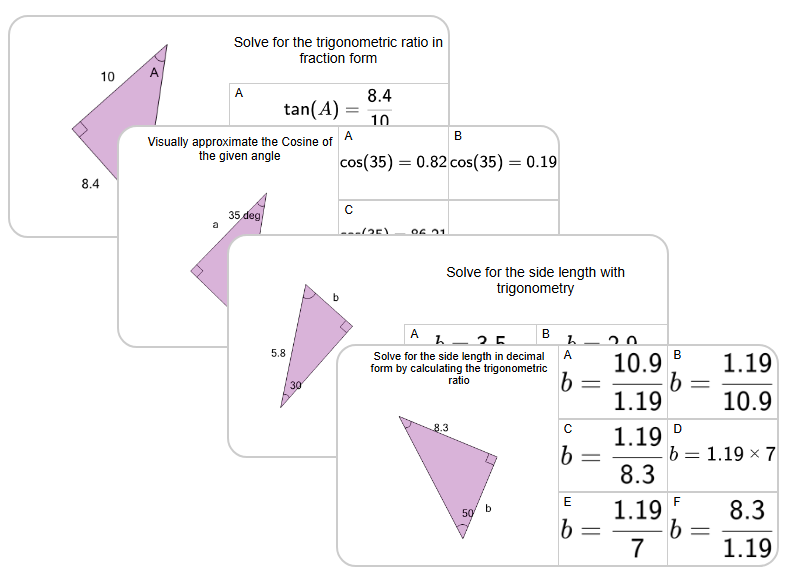 Trigonometry - Solving Triangles - Practice - Mobius Math Academy