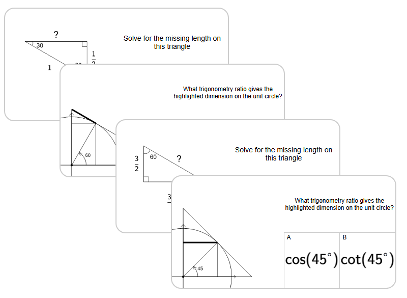 Trigonometry and the Unit Circle - Practice | Trigonometry | Grade 12 ...