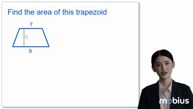 Area of a trapezoid from surrounding rectangle - Mobius Math