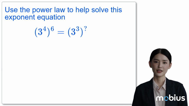 Mobius Math Academy - Exponent power law problems