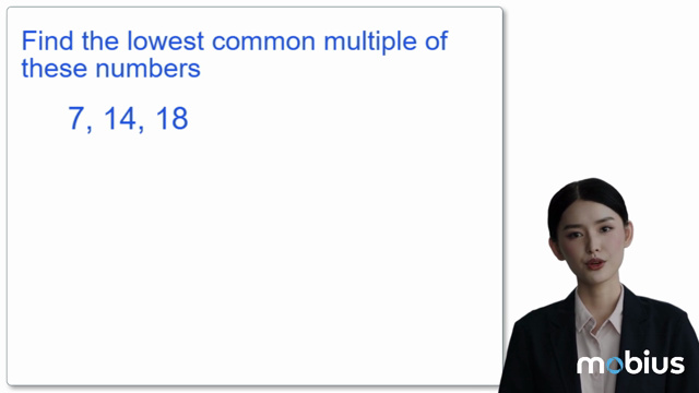 Find LCM of three numbers - Mobius Math Academy
