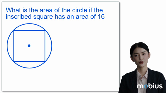 Inscribed square in a circle - Mobius Math Academy