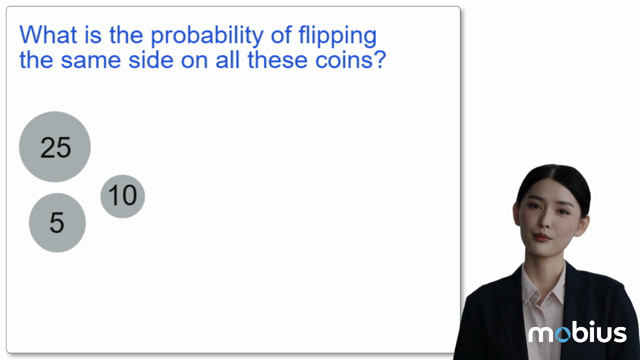 Coin flip probability all same - Mobius Math Academy
