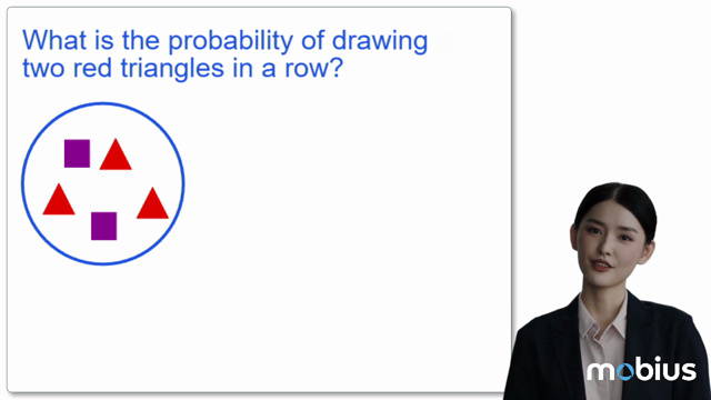 Mobius Math Academy - Probability of picking multiple shapes from one bag