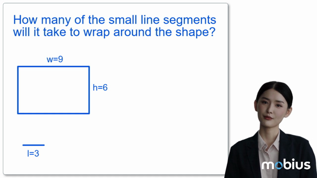 Mobius Math Academy - Line segments around a rectangle