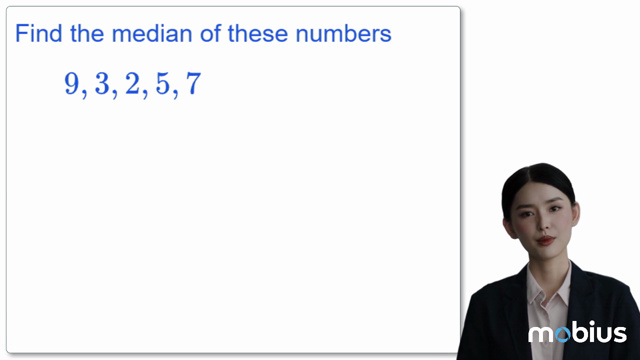 Mobius Math Academy - Median of a group of numbers