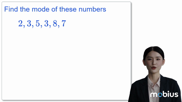Mode of a group of numbers - Mobius Math Academy