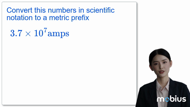 Convert scientific notation to metric units - Mobius Math