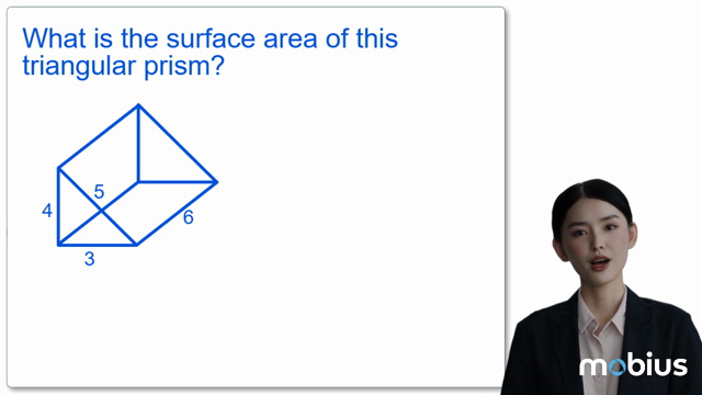 Surface area of a triangular prism - Mobius Math