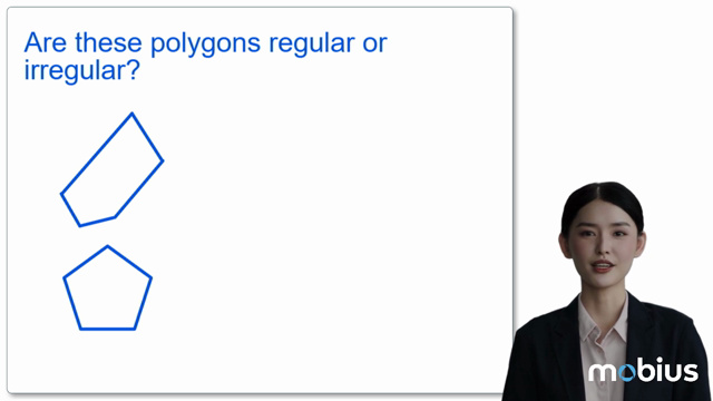 Identify polygons as regular or irregular - Mobius Math