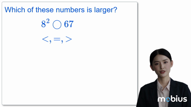 Compare a square to an integer - Mobius Math Academy