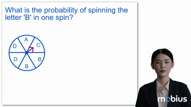 Probability of a spinner single answer - Mobius Math