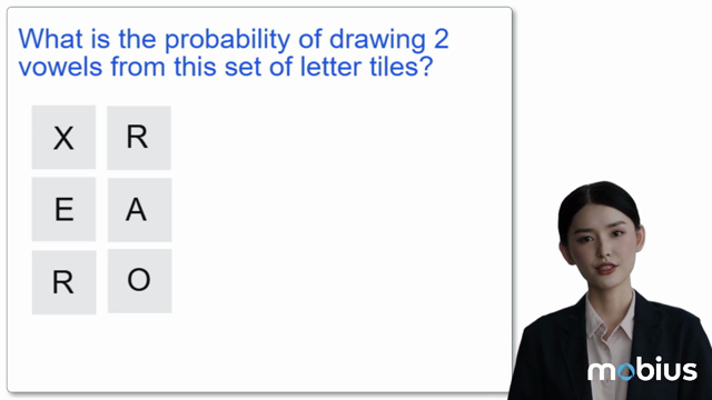 Calculating N choose M probability with letters - Mobius Math Academy