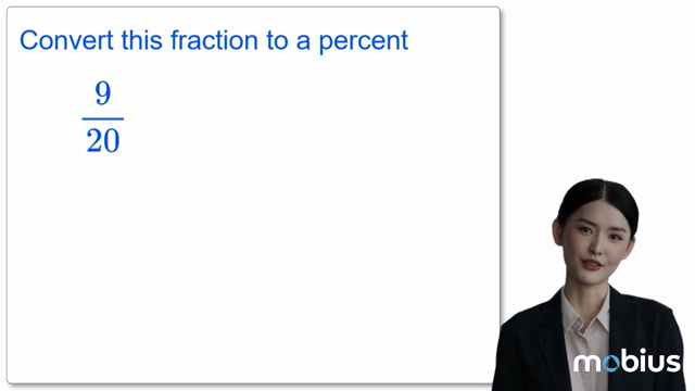 Converting fractions to percents - Mobius Math Academy