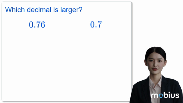 Decimal comparison - Mobius Math Academy